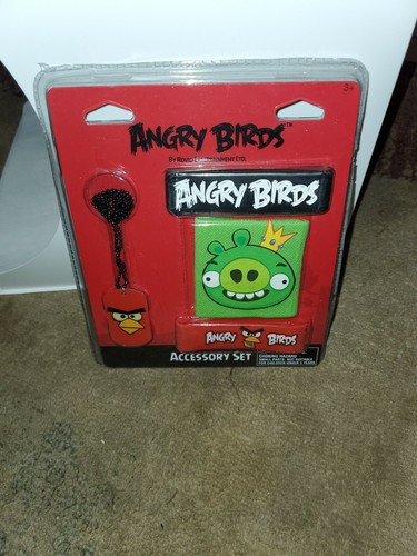 Angry Birds Accessory Sets Rubber Cuffs Wristbands Dog Tags NIP | eBay