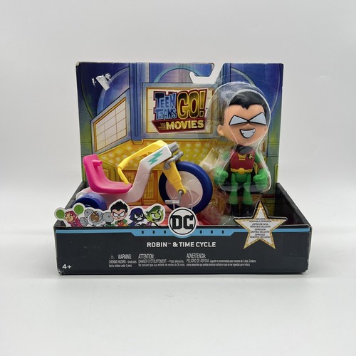 DC Teen Titans Go! to the Movies Robin & Time Cycle Toy Action Figure ...