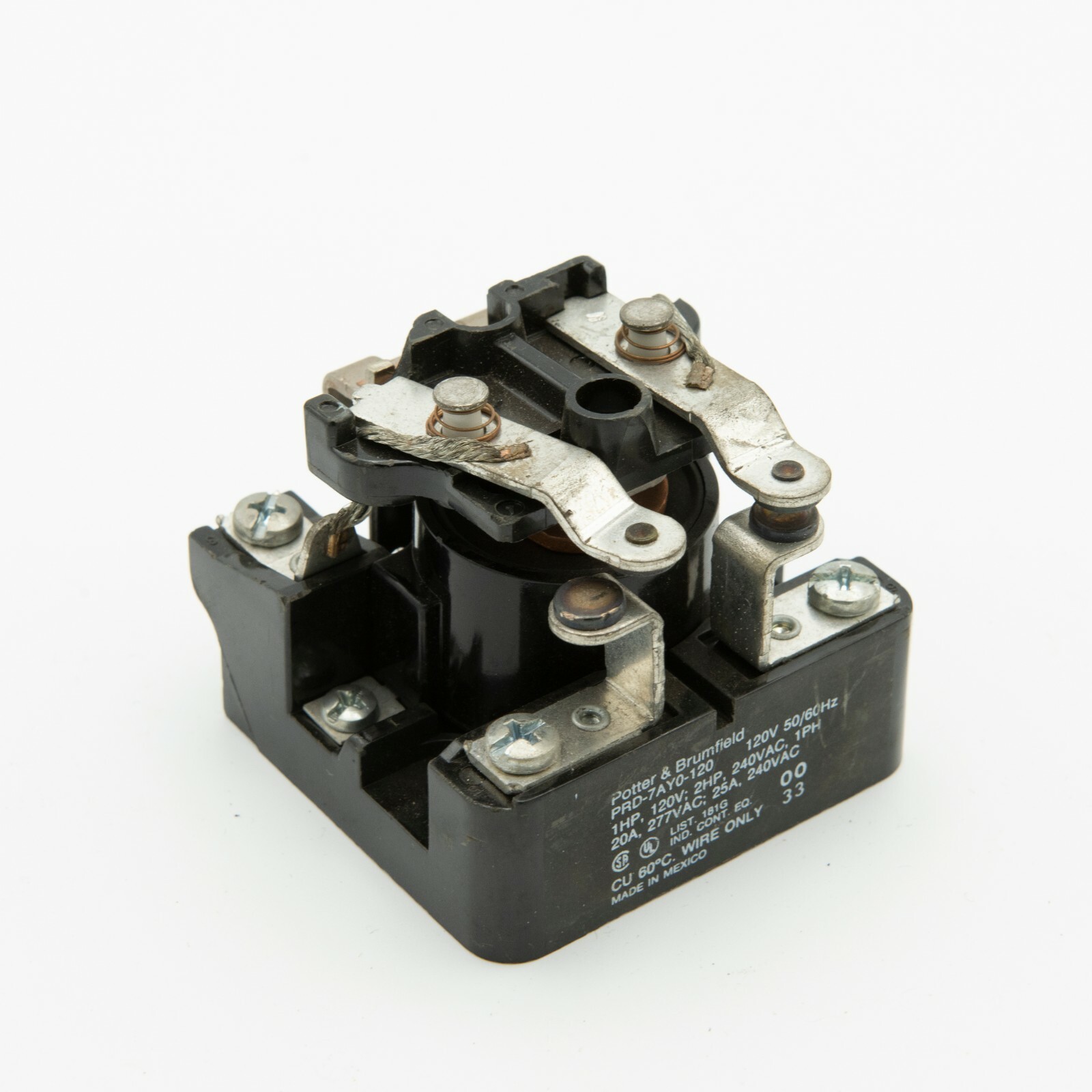 ~Potter & Brumfield PRD-7AY0-120 120VAC 25A Power Relay | eBay