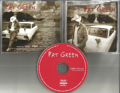 PAT GREEN Carry on ULTRA RARE PROMO Radio DJ CD single 2001 USA | eBay UK