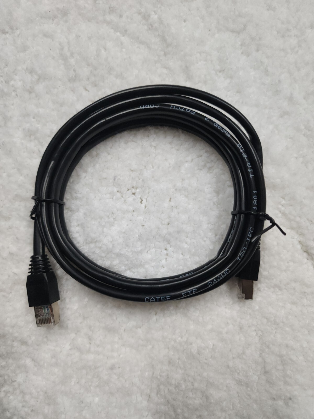 6FT CAT5E ETHERNET CABLE 24 AMP FTP 24AWG 11801 ISO/IEC 568B.2 PATCH ...