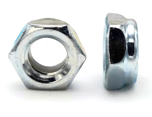 Zinc Plated Steel Nylon Insert Jam Lock Nuts Nylock Jam Nuts - Size #4 ...