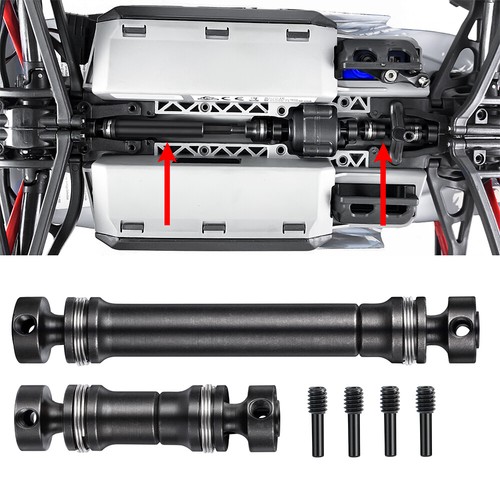 For Traxxas Mini E-Revo-STEEL CVD DRIVE SHAFT w/ SCREWS - 1SET - BLACK ...