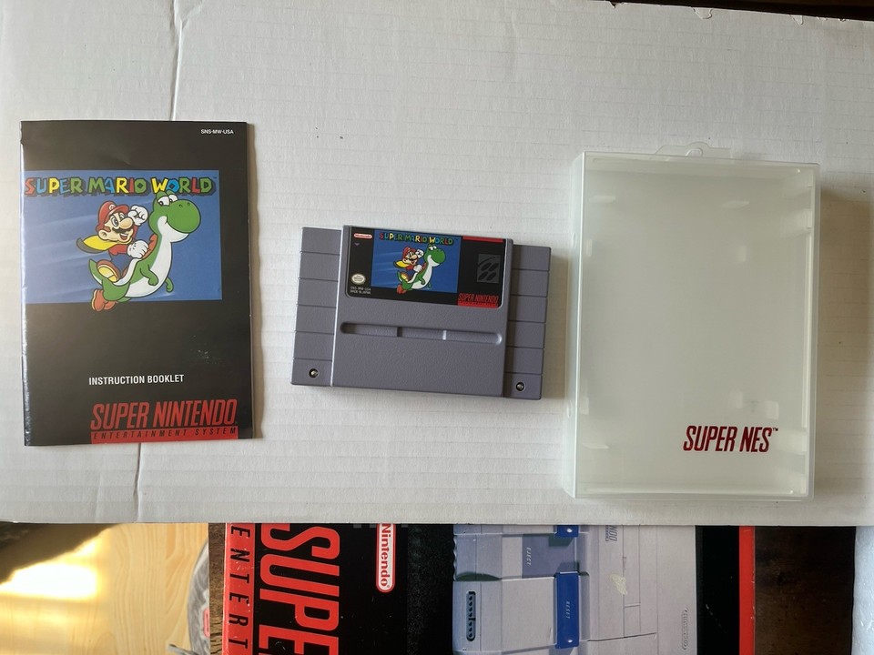 Super Nintendo SNES Launch Edition Bundle In Box With Styrofoam Tested ...
