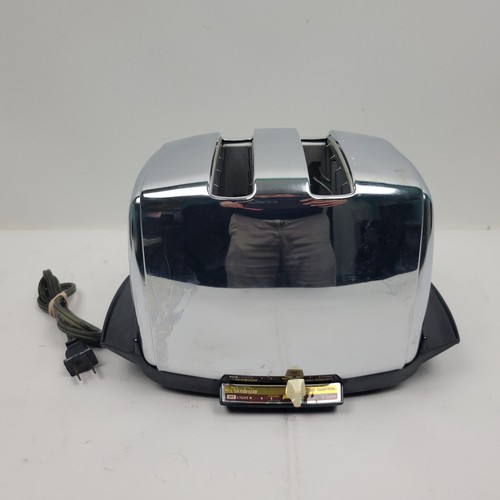 Vtg Sunbeam Radiant Shade Control Auto Drop Toaster Model AT-W Doesnt ...