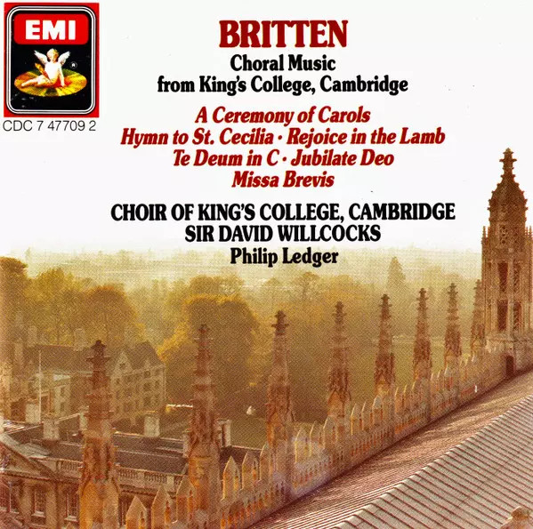 Choral Music From King's College, Cambridge, Benjamin Britten, Philip ...