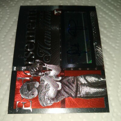 Derrick Hamilton 2004 Pristine Autograph Rookie #PE-DHA 49ers Clemson ...