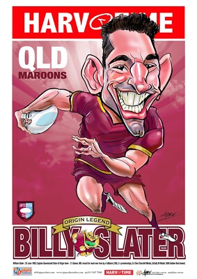 BILLY SLATER NRL Art | eBay Australia