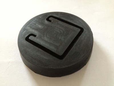 Molded rubber unistrut strut base foot feet shoe vibration end P1000 ...