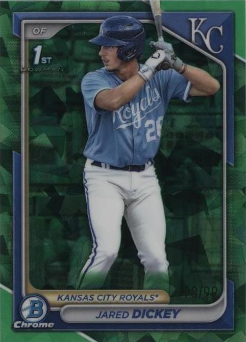 2024 Bowman Sapphire Edition - Chrome Prospects Jared Dickey #BCP-19 ...