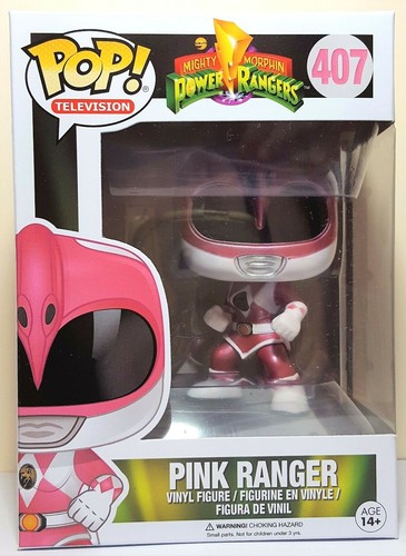 Funko Pop Pink Ranger Metallic 407 Power Rangers | eBay Australia