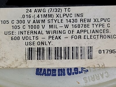 Alpha Wire 7130 #24awg Tinned Copper UL-1430 XL-PVC Hook Up Black/White /50ft | eBay