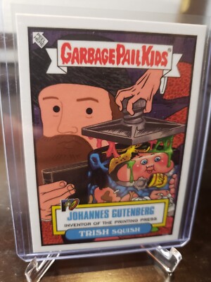 2023 Johannes Gutenberg Garbage Pail Kids Topps LookNSee Trading Card ...