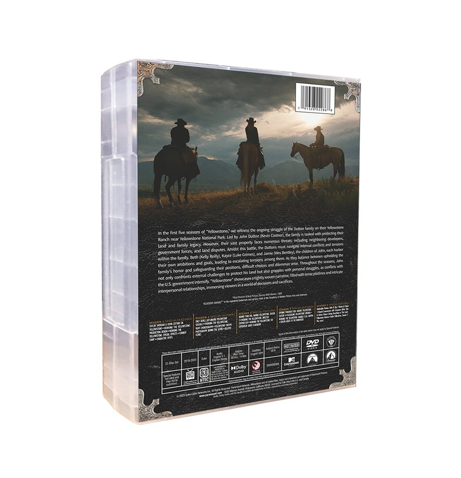 Yellowstone The Complete Series Seasons 1-5 (Part 1&2) DVD Box Set US ...