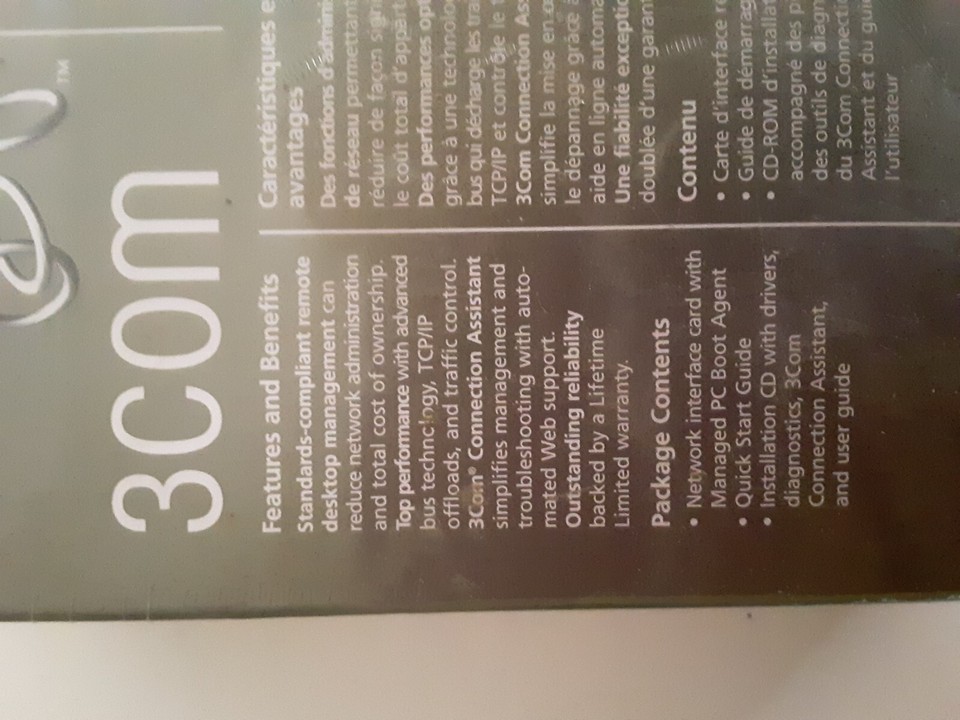 3Com / Network Interface Card / 3C905CX-TX-M (10/100 Managed) NEW SEALED | eBay