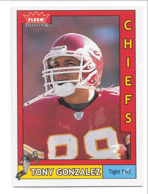 2003 Fleer Tradition - #178 Tony Gonzalez - Kansas City Chiefs HOF | eBay