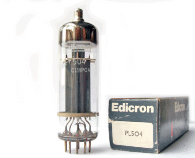 PL504 EDICRON NOS Tube Röhre Lampe TSF Valvola 진공관 真空管 Valve Valvula | eBay