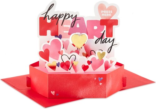 Hallmark Valentine's Day Musical Pop Up Card With Motion (Happy Heart ...