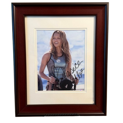 Jessica Alba Autograph Actor Into The Blue Framed Photo 14x17 COA Greg ...