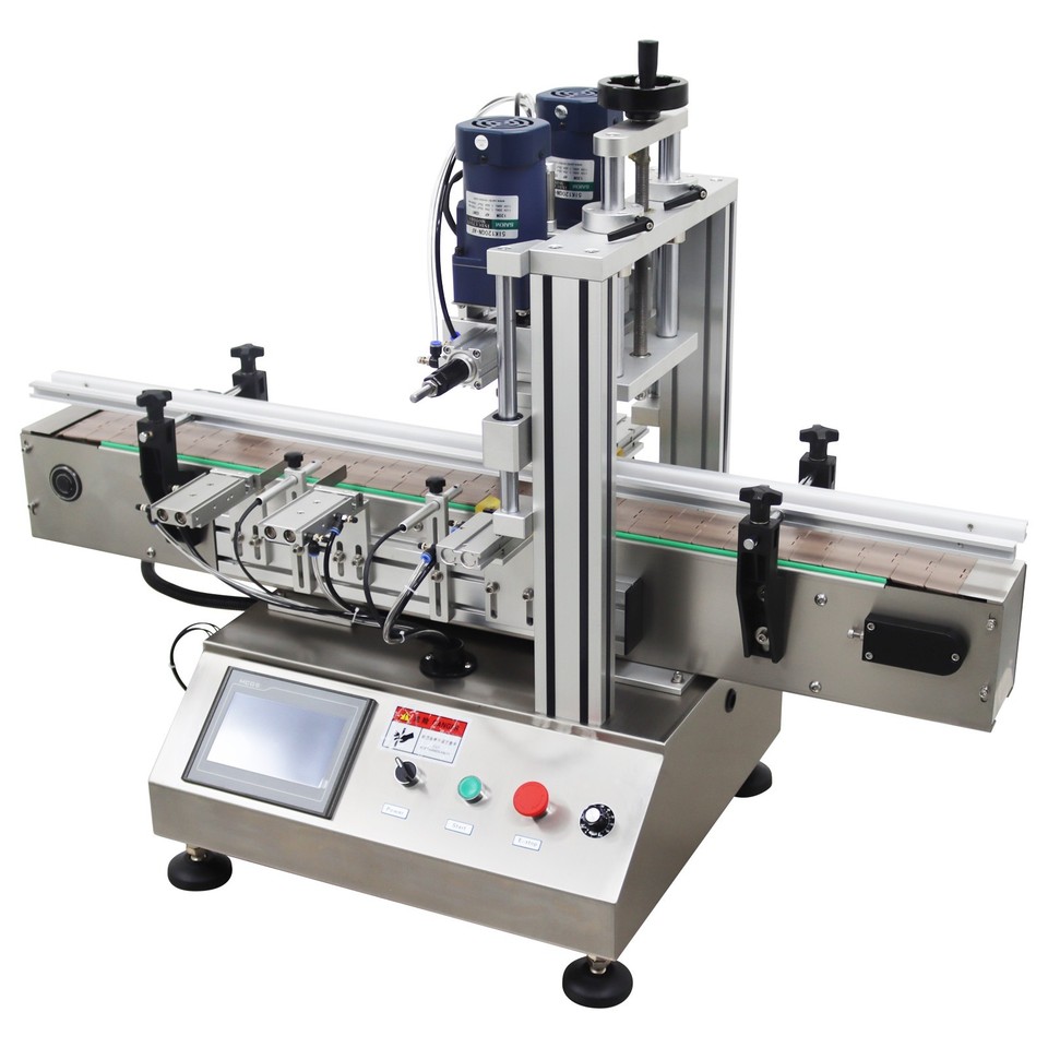 Automatic Bottle Capping Sealer Machine Convey Type Cap Sealer for 2.36 ...