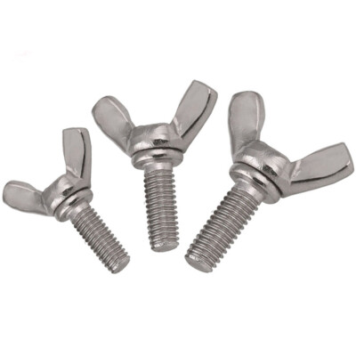 M3 M4 M5 M6 M8 304 Stainless Thumb Wing Butterfly Screws Hand Twist ...