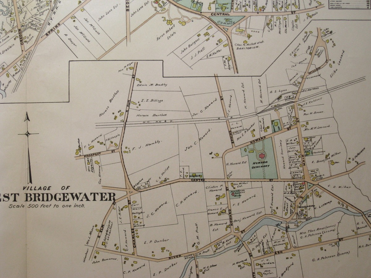 Ash St West Bridgewater Ma Map