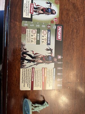 Marvel Zombies Board Game CMON Kickstarter Figure And Cards Psylocke ...