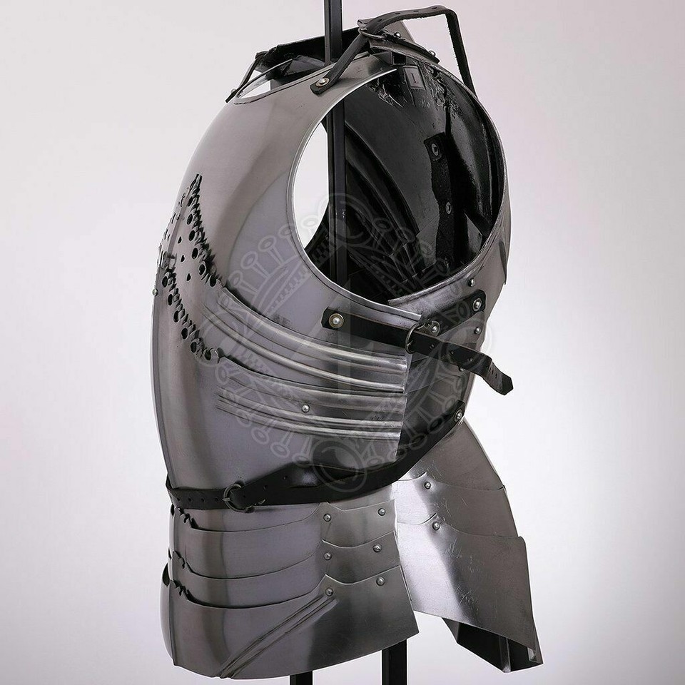 Medieval Larp Gothic steel cuirass made from metal Breast-Plate Armor ...