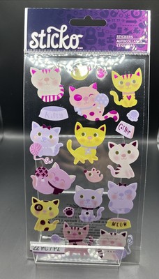 Kitty Cats, 4x7" scrapbook stickers Sticko 52-00815 | eBay