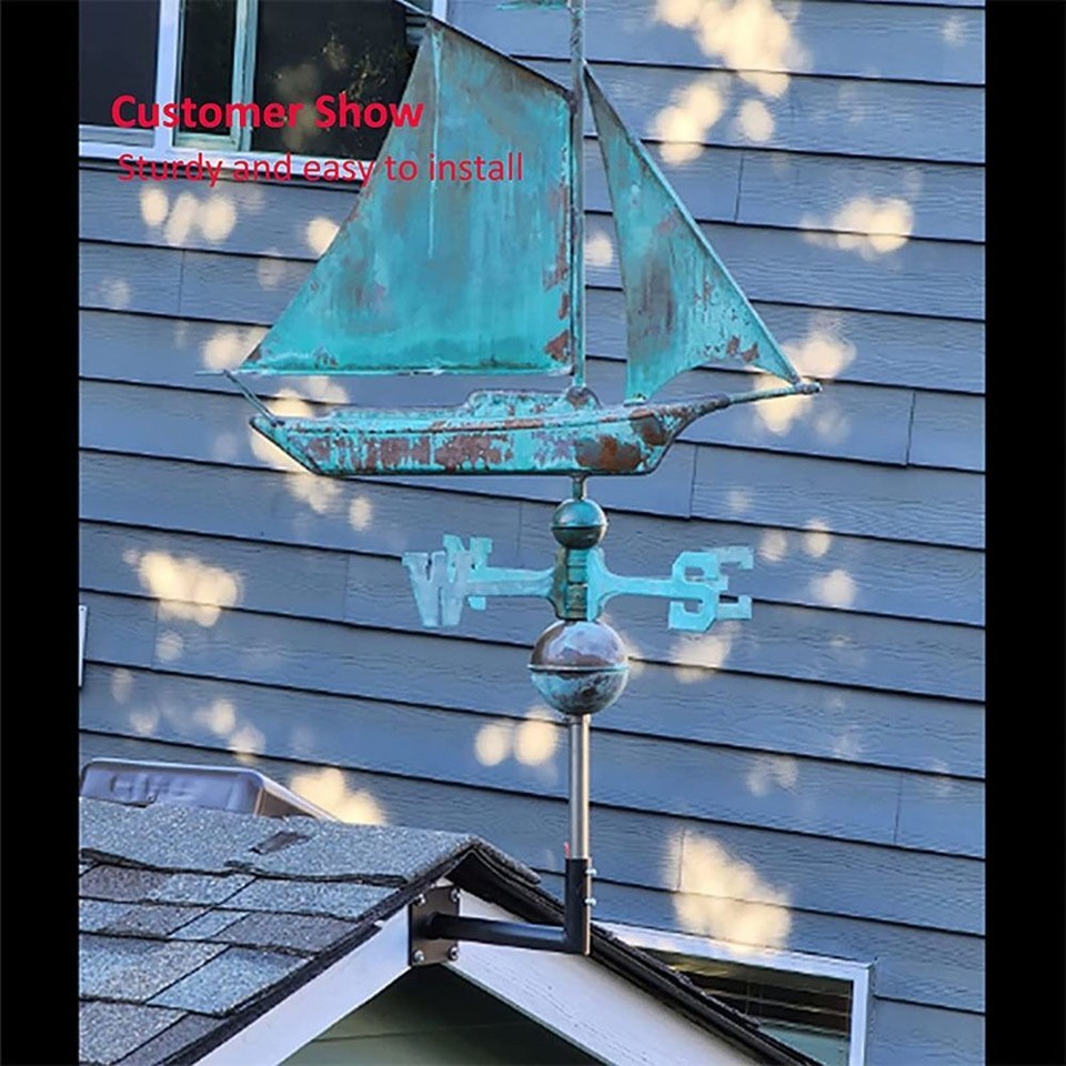 Tv Antenna Mounting Weathervane Stand Weathervane Mount Roof Mount ...