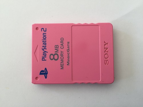 carte mémoire SCPH-10020 rose pink pièce détachée console playstation 2 ...