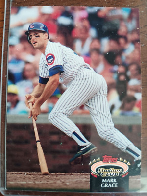 MARK GRACE CHICAGO CUBS 1992 TOPPS STADIUM CLUB BASEBALL #174 | eBay