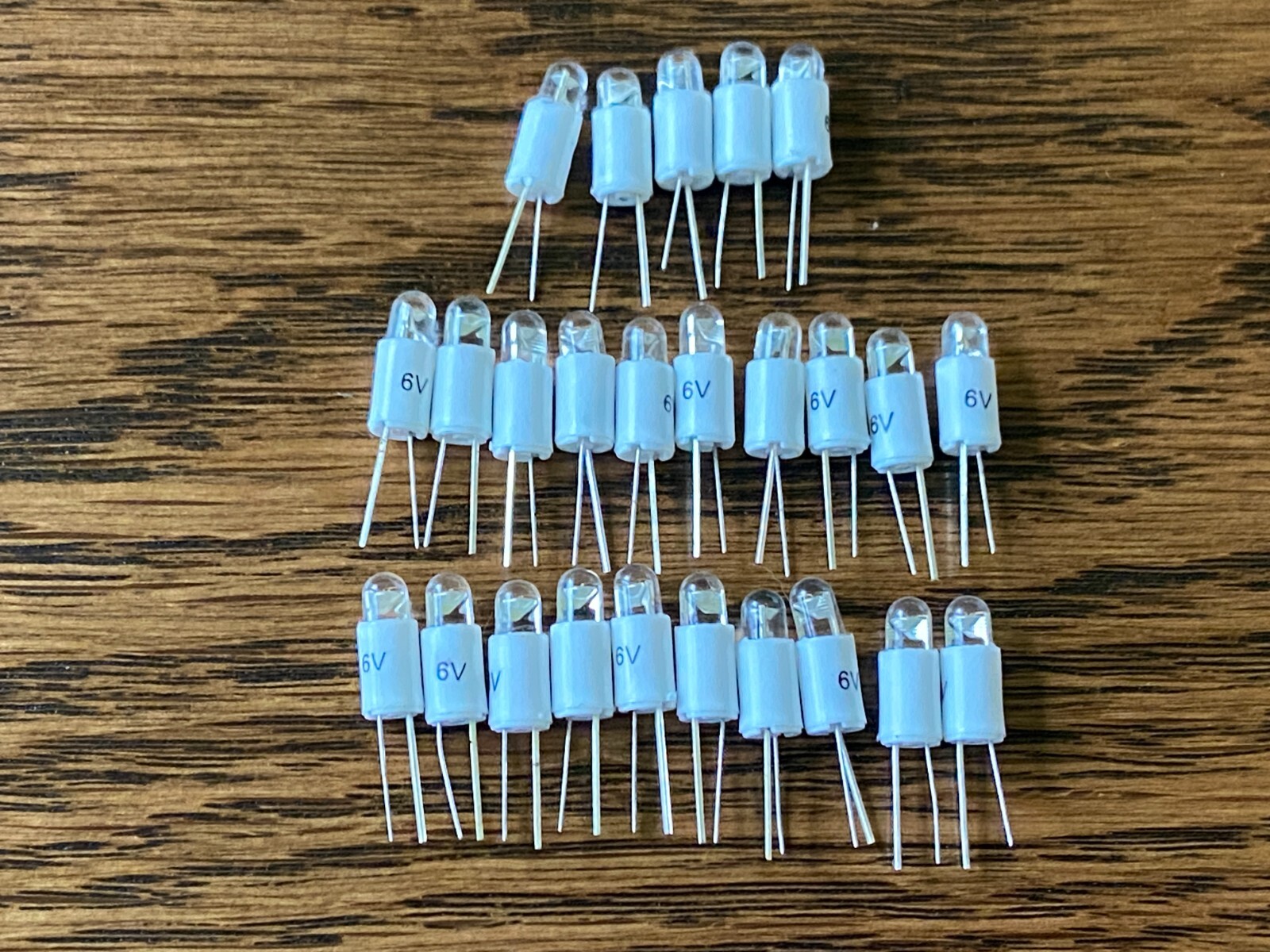 25 New Warm White 6V Bi-Pin LED Lamp Light Bulbs Marantz 2230 2245 2270 ...