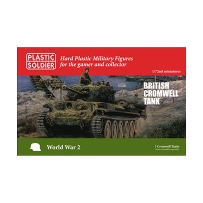 Plastic Soldier WWII Mini 1/72 British Cromwell Tank New | eBay