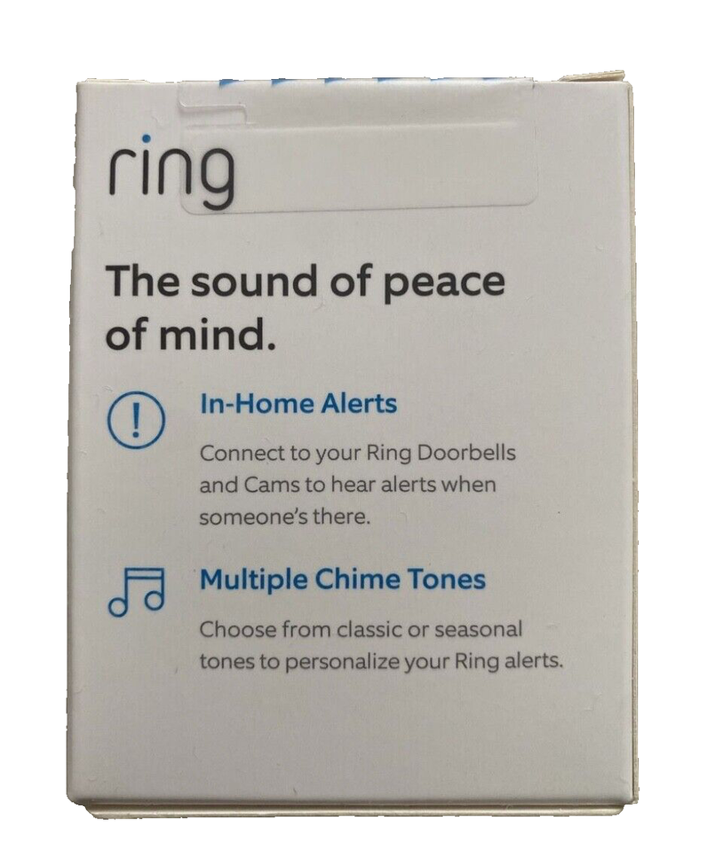 Ring Chime 2nd Generation Plug In Chime for Ring Devices Factory Sealed ...