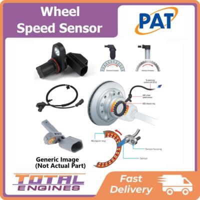 PAT Wheel Speed Sensor Left fits Toyota Camry ACV40 2.4L 4Cyl 2AZ-FE ...