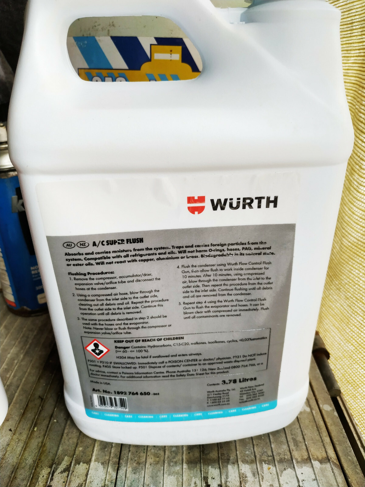 Air Conditioner WURTH Super Flush & Clean out debris in air condition ...