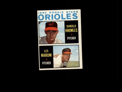 1964 Topps 418 Rookie Stars Darold Knowles/Buster Narum RC EX #D760455 ...