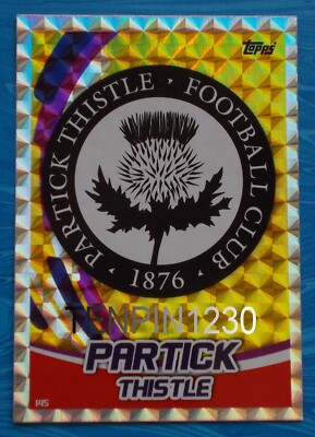 MATCH ATTAX SPFL 2017/2018 PARTICK THISTLE BADGE CREST #145 | eBay UK