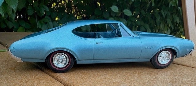1968 Oldsmobile 442 Blue Dealer Promo Car 1:25, Great Condition. | eBay