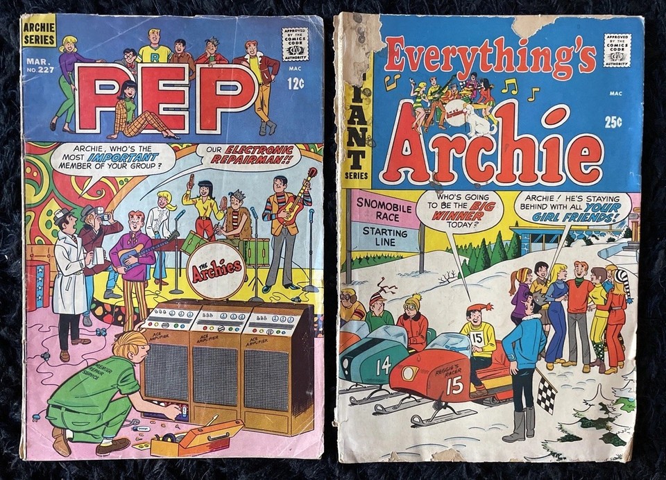 SILVER AGE Archie Comics (Lot of 20) Pep Laugh Reggie Jughead Joke Book ...