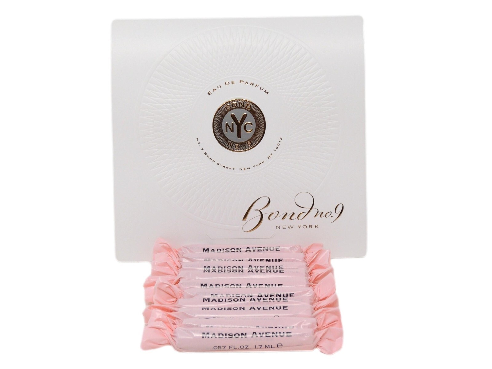BOND NO 9 MADISON AVENUE 1.7ml .057fl oz x 10 PERFUME SPRAY SAMPLE ...
