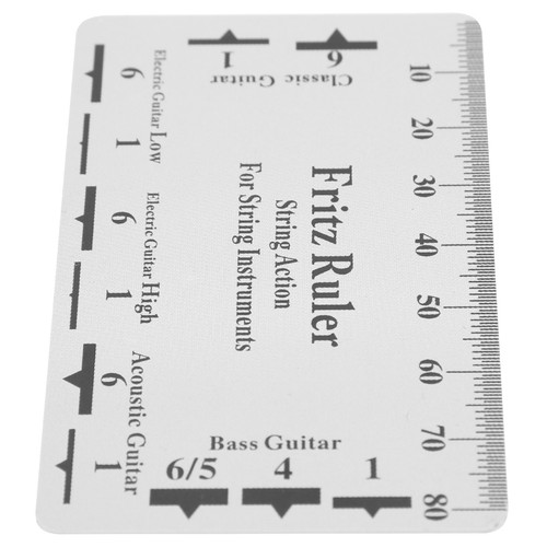 String Action Gauge Ruler Guitar Set Up Tool Kit String Height Ruler ...