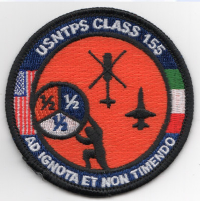 3" NAVY TPS CLASS 155 3 HALVES EMBROIDERED PATCH | eBay