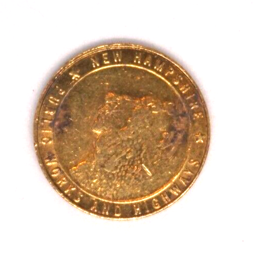 Token New Hampshire Public Works and Highways 22.5mm | eBay