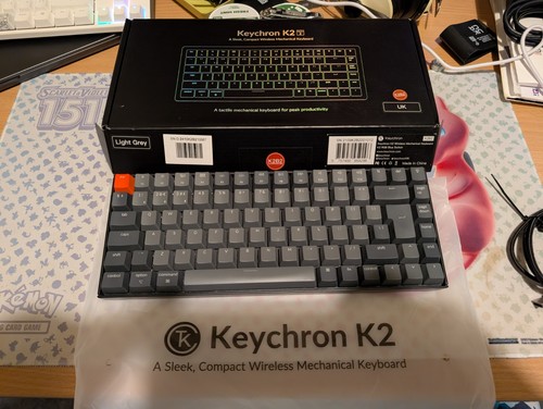 Keychron K2 Wireless Mechanical Keyboard UK - Blue Switch - Original ...