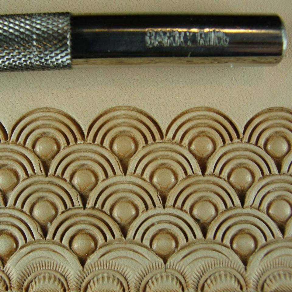 Stainless Steel Barry King - #3 Loop Shell Geometric Stamp (Leather ...