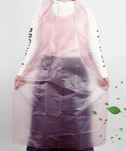 100PCS KITCHEN DISPOSABLE PE BIB APRON BLUE FLAT SIZE 70cm X120cm | eBay