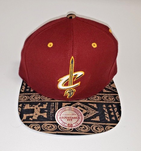 Cleveland Cavaliers Hat Cap Mitchell & Ness NBA Adjustable Fit NEW | eBay