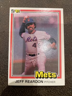 Jeff Reardon 1981 Donruss Mets #156 Baseball Card RC! | eBay